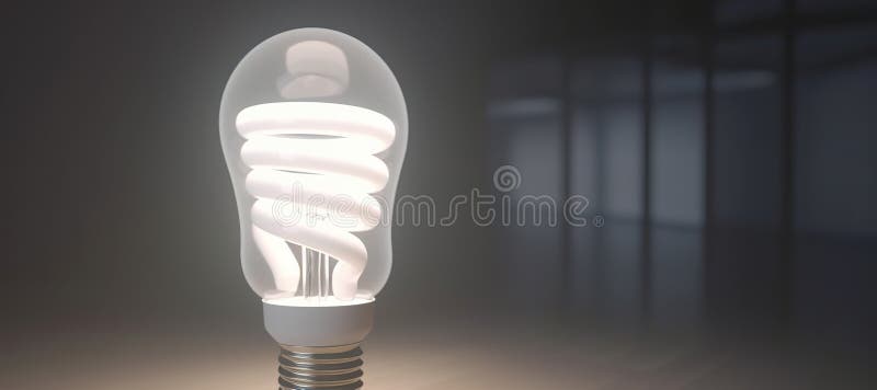 Electric Swirl Light Bulb Background, Lamp, Bright Stock Illustration ...