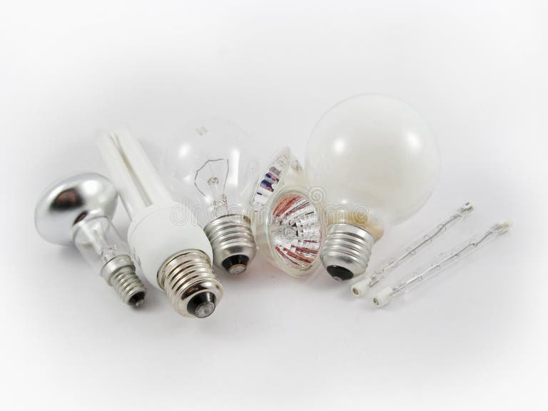 Electric light bulbs stock image. Image of glass, transparent - 4564667