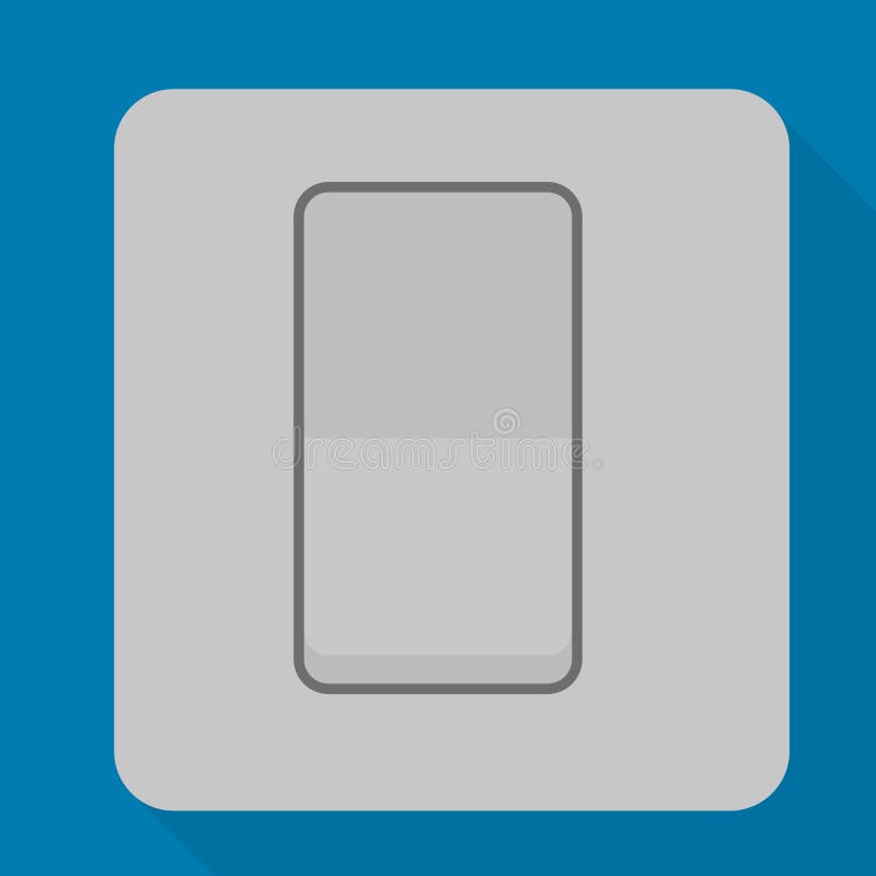 Electric Light Switch Icon, Modern Minimal Flat Design Style ...