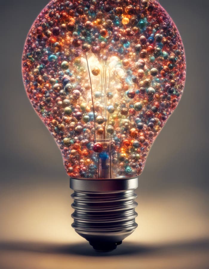 Electric Lightbulb Colours Bulb Glasses Lamp Visualization Light ...