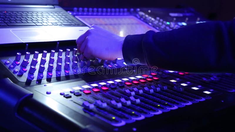 Electric Lighting Control Machine on a Table, Used for Managing Dynamic ...