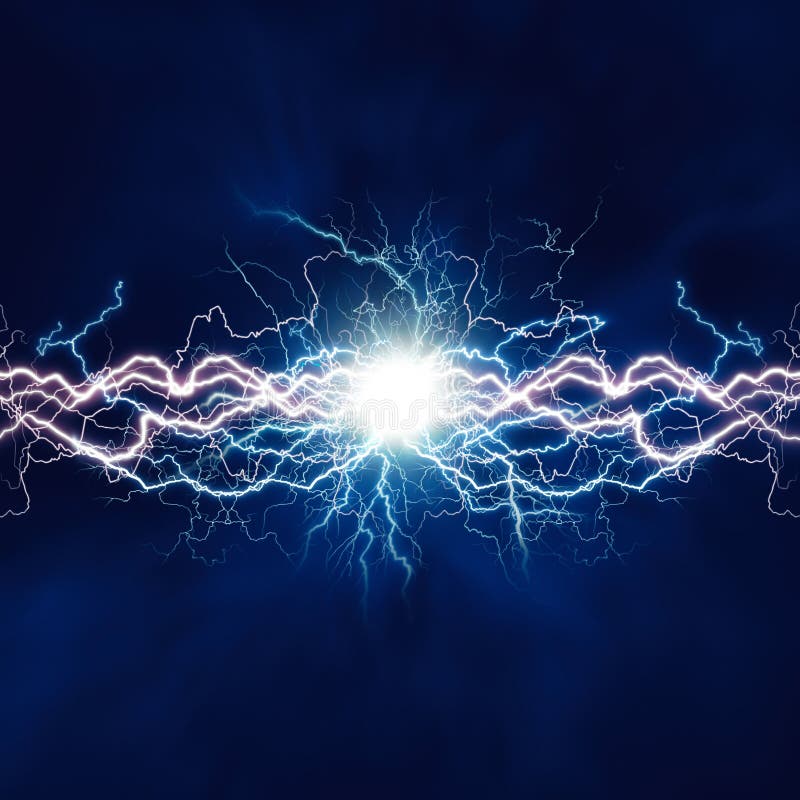 Electric Lighting Effect, Abstract Techno Backgrounds Stock Image ...