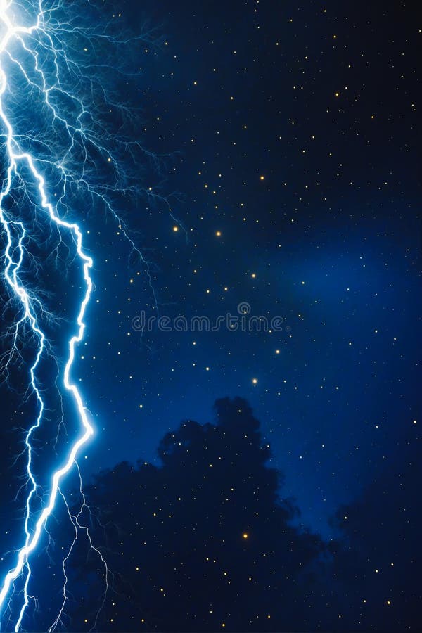 Electric Lighting Effect, Abstract Techno Backgrounds Stock Photo ...