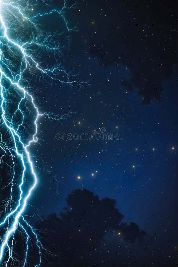 Electric Lighting Effect, Abstract Techno Backgrounds Stock Image ...