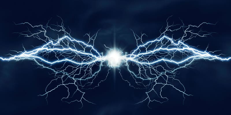 Electric Lighting Effect, Abstract Techno Backgrounds Stock Photo ...