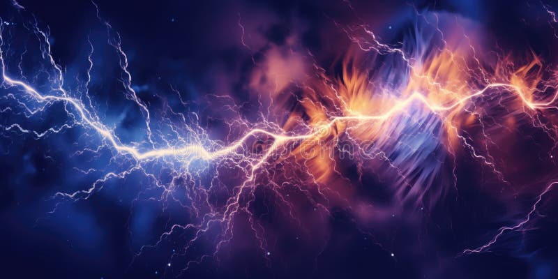 Electric lightning stock illustration. Illustration of shine - 282962654