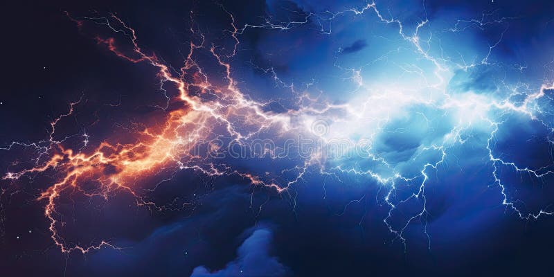 Electric lightning stock illustration. Illustration of line - 282962666