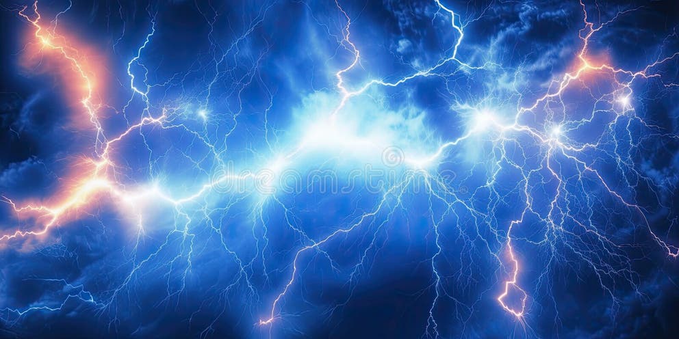 Electric lightning stock illustration. Illustration of dark - 282962701