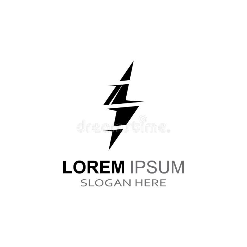 Electric Lightning Logo, Using Modern Vector Illustration Design ...