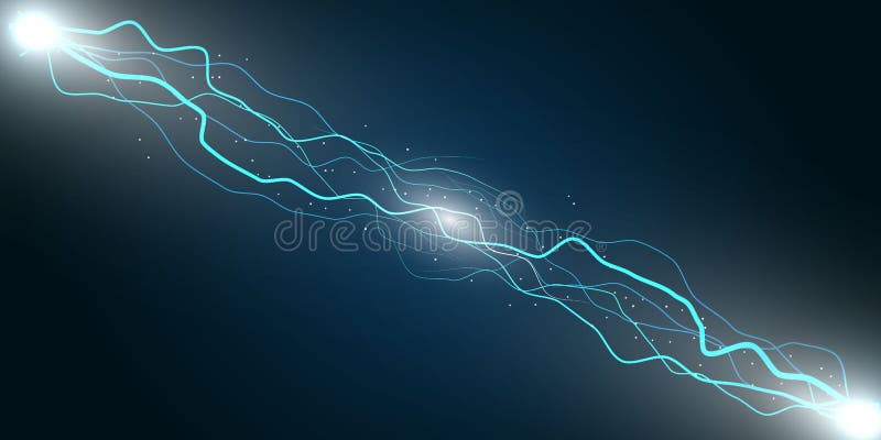 Electric lightning thunder stock illustration. Illustration of ...