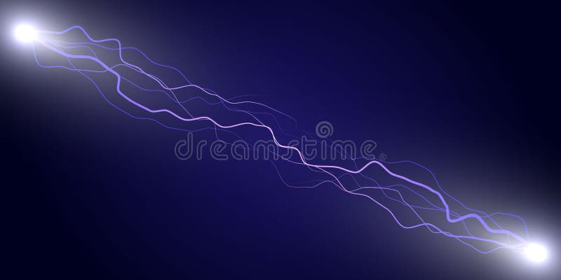 Electric lightning thunder stock illustration. Illustration of charge ...