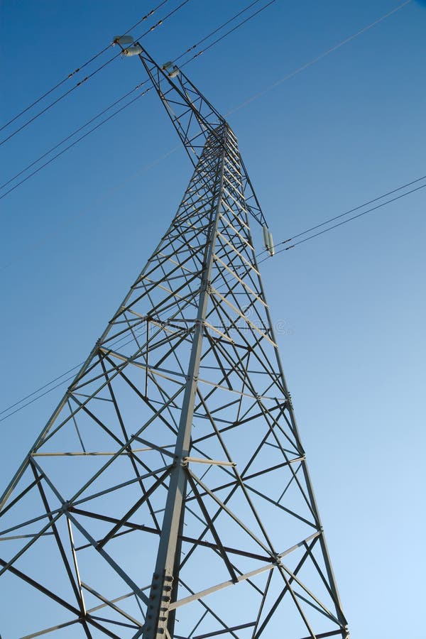 Electric lines stock photo. Image of high, current, resource - 65258920