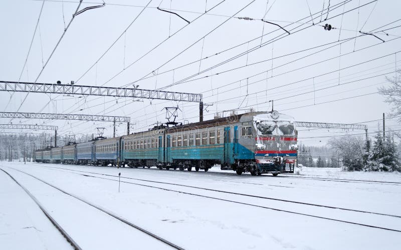 Electric local train stock photo. Image of direct, locomotive - 22456048