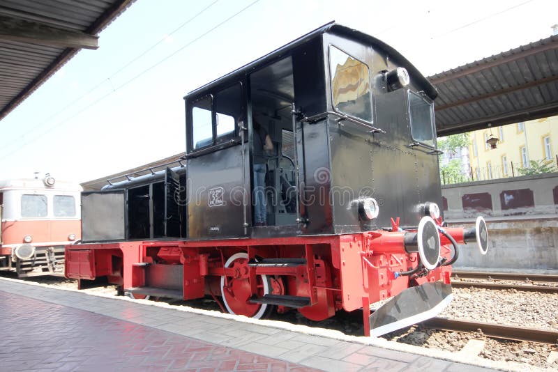 Electric locomotive stock image. Image of wheels, lateral - 45962879