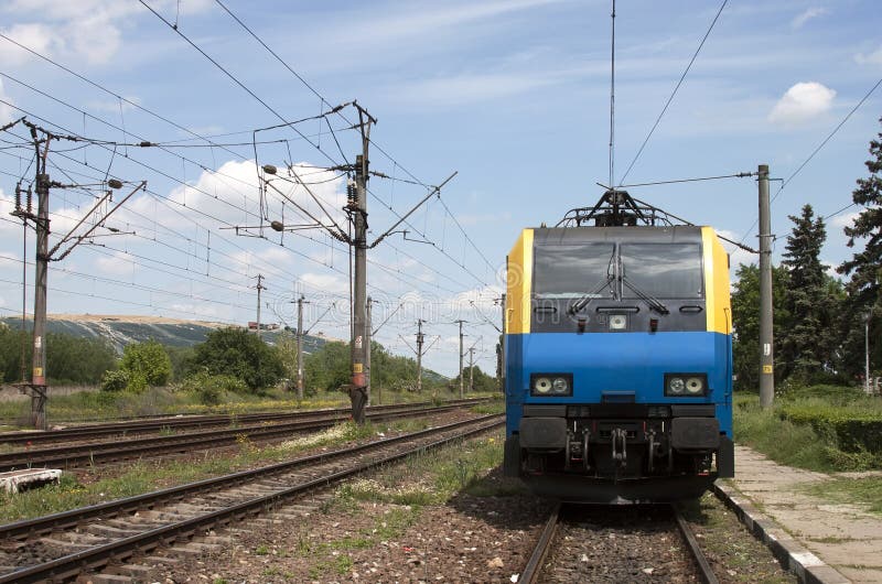 Electric Train - RAW Format Stock Image - Image of palma, travel: 19721987