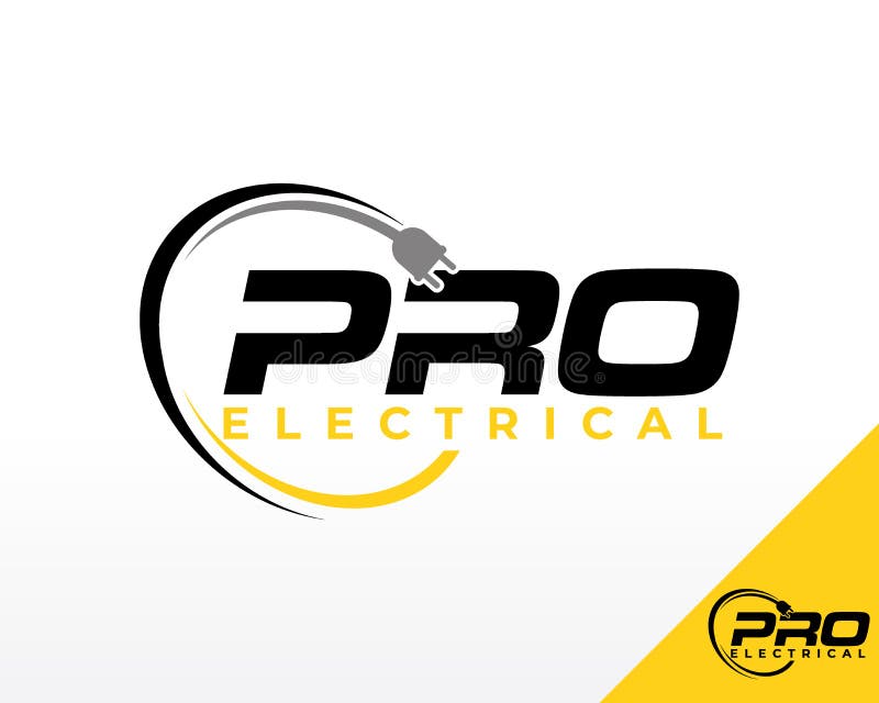Electric Logo. Electrical Power Logo Design Vector Stock Vector ...