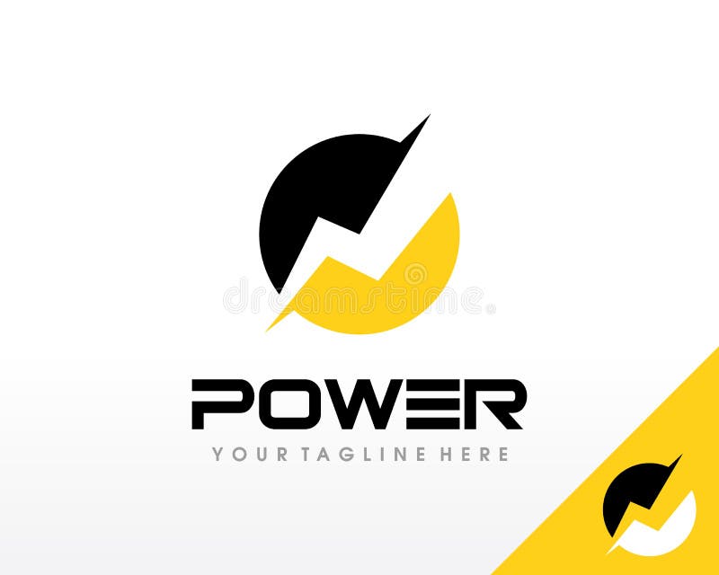 Electric Logo. Electrical Power Logo Design Vector Stock Vector ...
