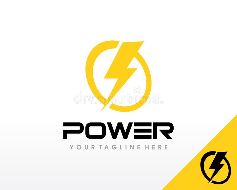 Electric Logo. Electrical Power Logo Design Vector Stock Vector ...