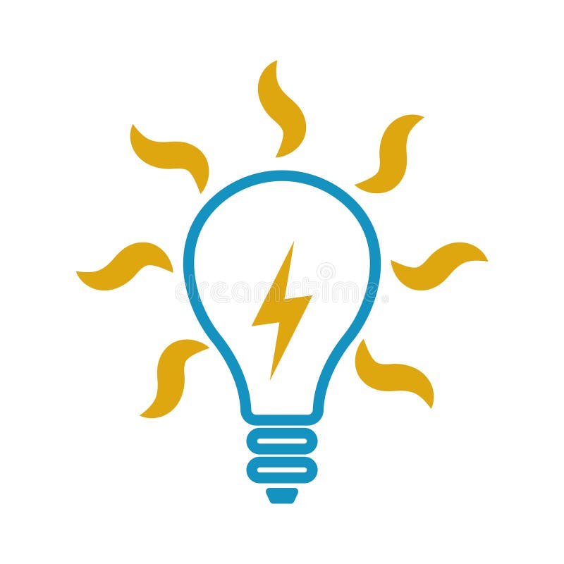 Electric logo icon design stock illustration. Illustration of battery ...