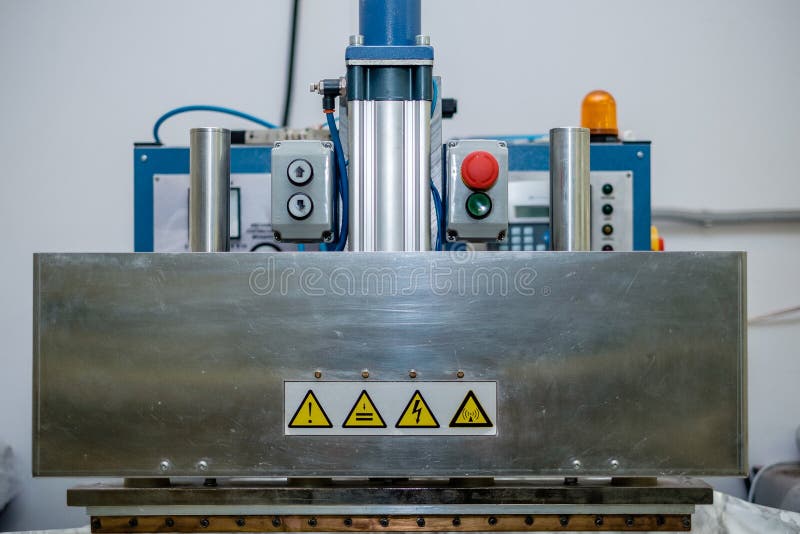 Electric Machine with the Inscriptions Stock Photo - Image of drill ...