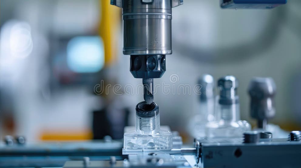 An Electric Machine Using in a Factory. Stock Image - Image of mechanic ...