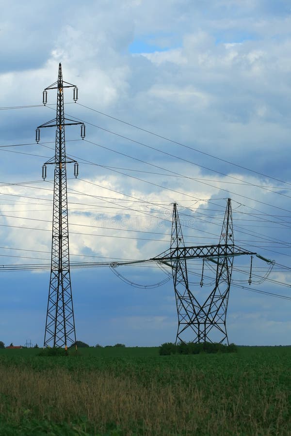 Electric main stock image. Image of support, columns - 17411577