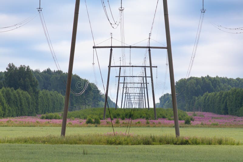 Electric main stock image. Image of grid, steel, cable - 196030811