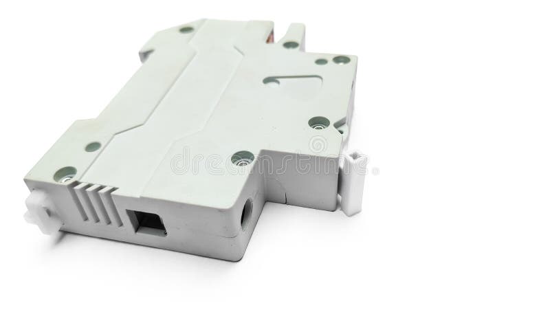 Electric Main Power Switch, MCB Isolated on White Background ...