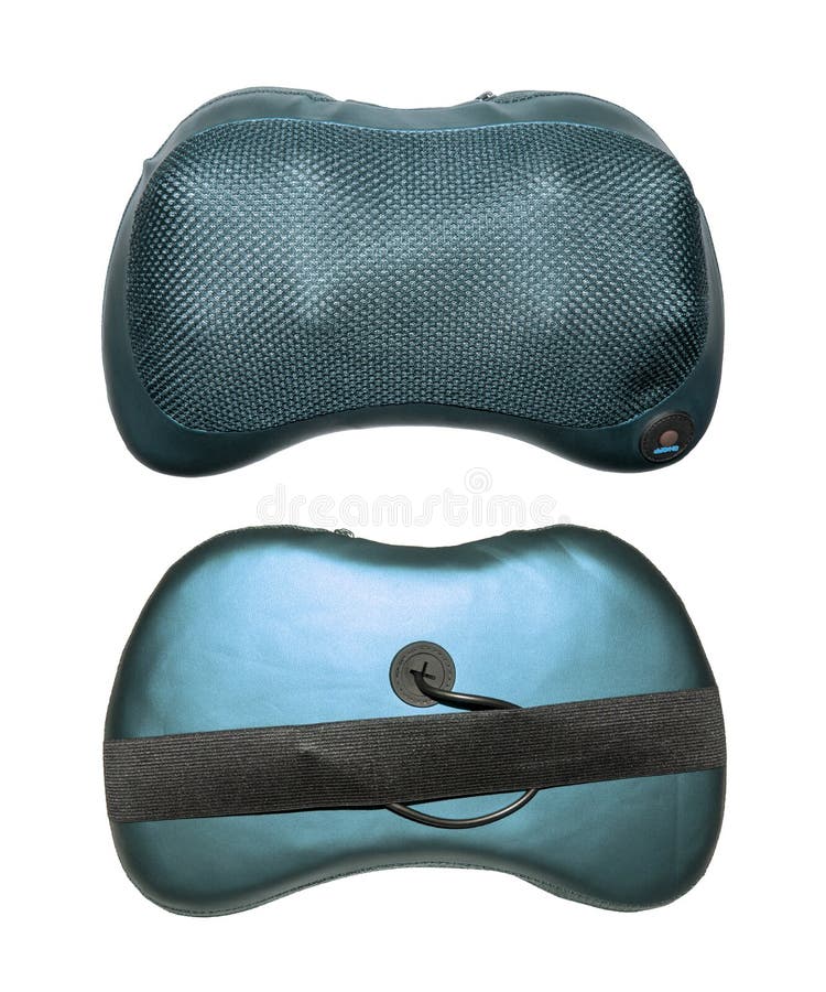 Electric Massage Pillow for Relaxation. Stock Photo - Image of ...