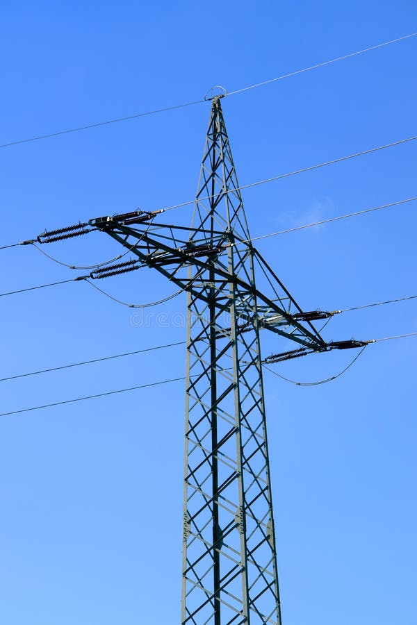 Electric mast stock photo. Image of line, wires, electric - 3104514