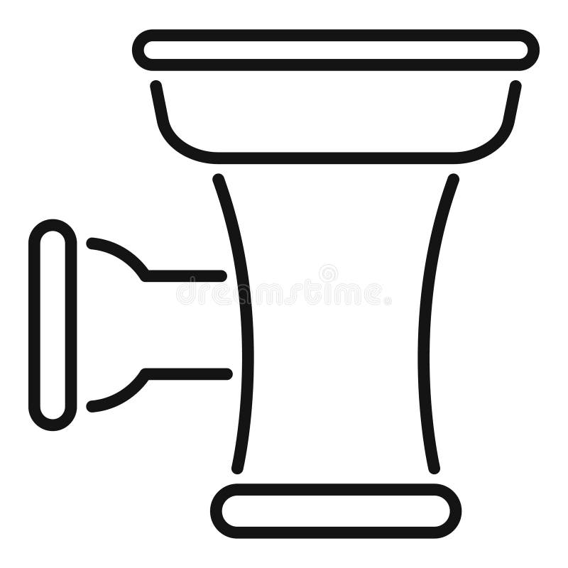 Electric Meat Grinder Machine Icon Outline Vector Stock Vector ...