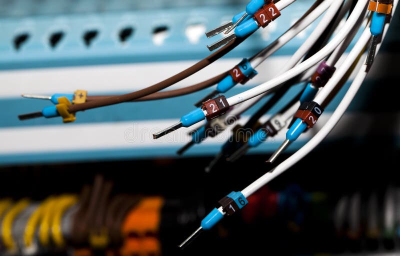 Electric Mechanic Machine Cable Stock Photo - Image of electricity ...