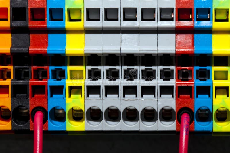 Electric Mechanic Machine Cable Stock Photo - Image of closeup ...