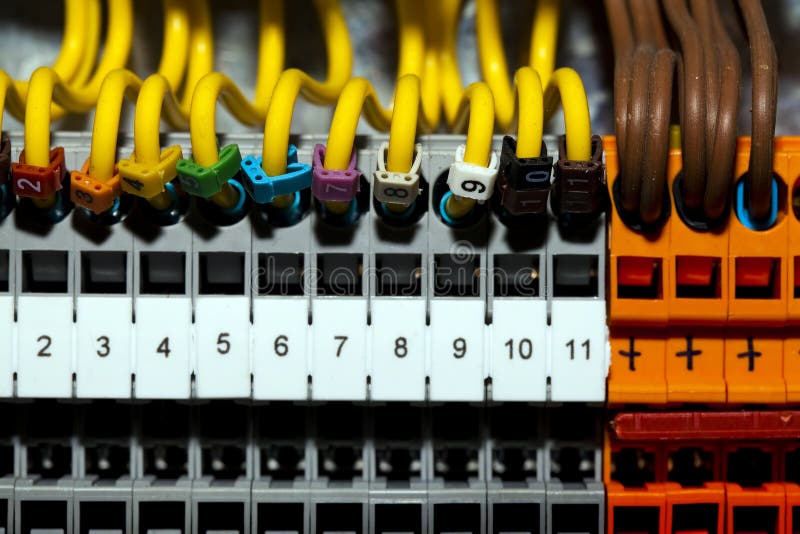 Electric Mechanic Machine Cable Stock Photo - Image of fuse, connect ...