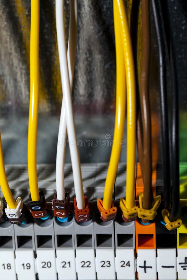 Electric Mechanic Machine Cable Stock Photo - Image of board, circuit ...