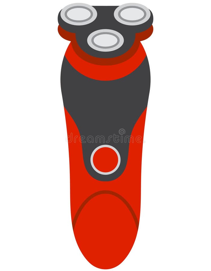 Electric men`s razor stock illustration. Illustration of bathroom ...