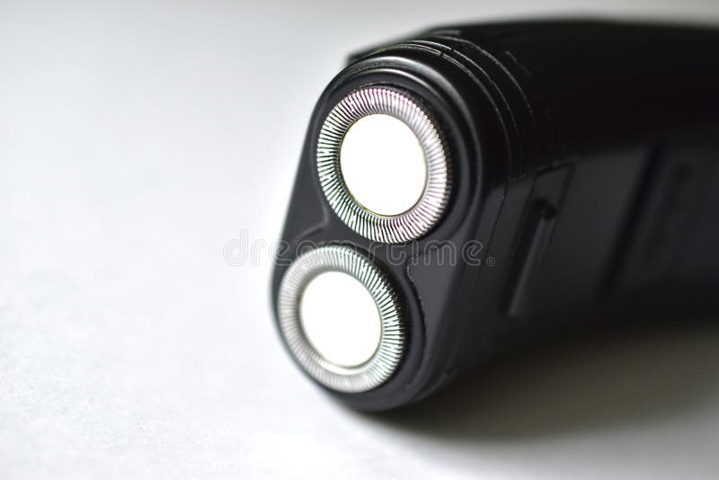 Electric Men`s Shaving Machine with Two Heads Stock Photo - Image of ...