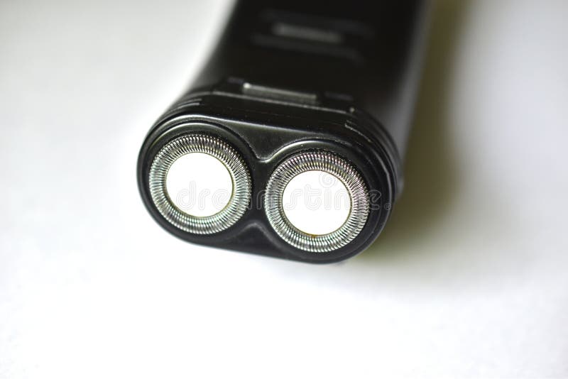 Electric Men`s Shaving Machine with Two Heads Stock Photo - Image of ...