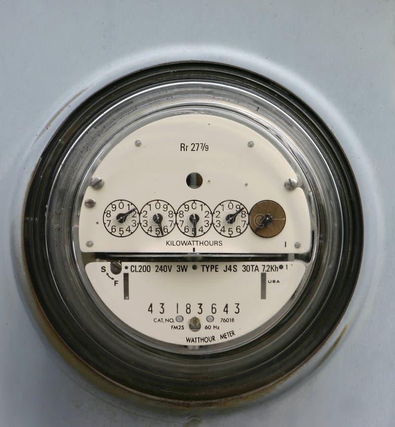 Electric Meter stock photo. Image of electricity, hours - 126528