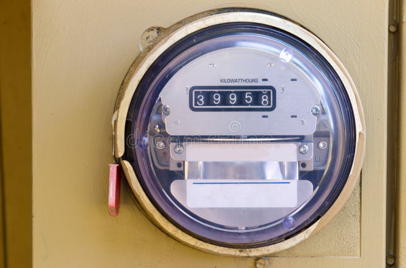 Electric Meter stock photo. Image of electricity, hours - 126528