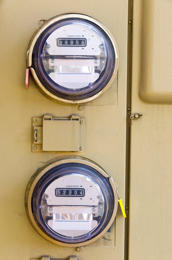 Electric Meter stock photo. Image of industrial, kilowatt - 21092480