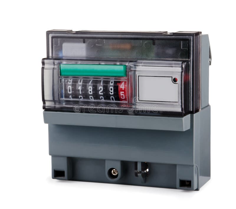 Electric meter stock image. Image of instrument, black - 27473877