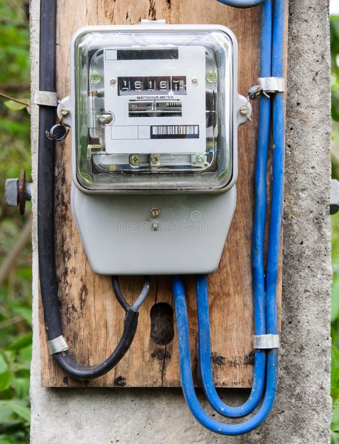 Electric meter stock photo. Image of solar, fuel, outage - 1142458
