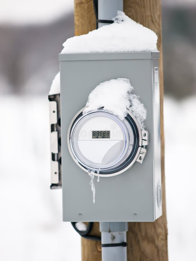Electric meter box stock image. Image of bill, spin, measure - 17689193
