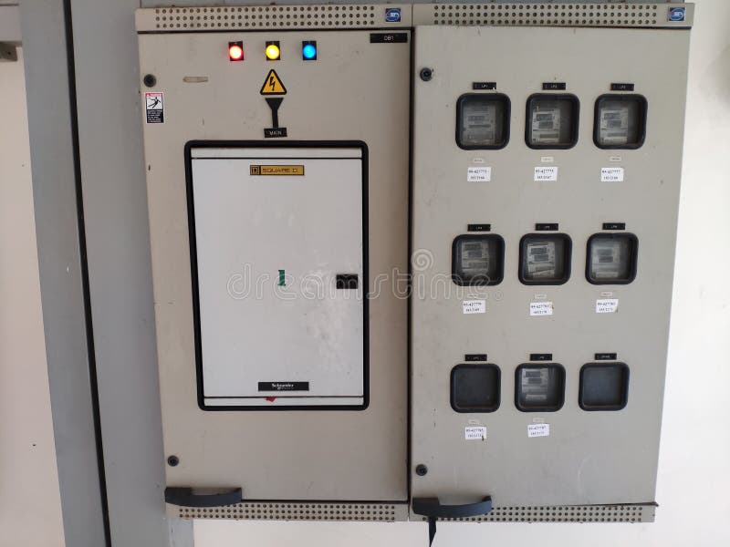 Electric Meter Cabinet Ready To Use Stock Photo - Image of cabinet ...