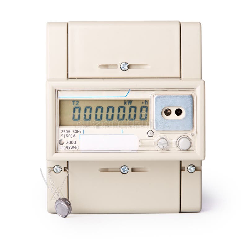 Electric meter. stock image. Image of power, electric - 93504197