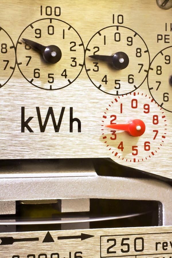 Electric Meter Dials stock image. Image of point, electric - 8523289