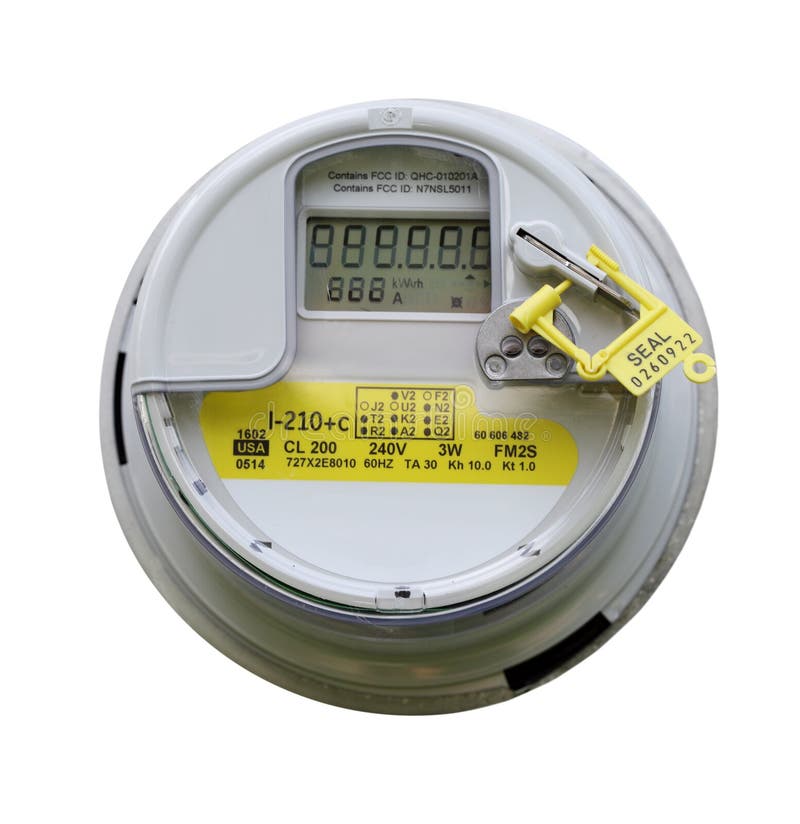 Electric Meter stock image. Image of grid, device, electricity - 46324023