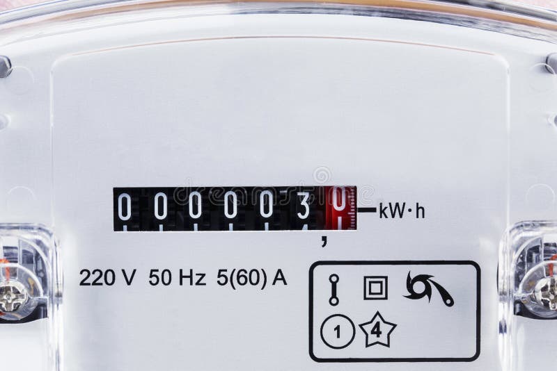 The electric meter stock image. Image of energy, industrial - 69303275