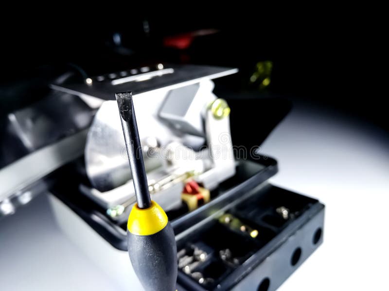 Electric Meter Tampering and Fixing Stock Image - Image of concept ...